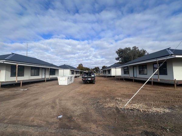 All 4 duplexes now on site - Rural Northwest Health